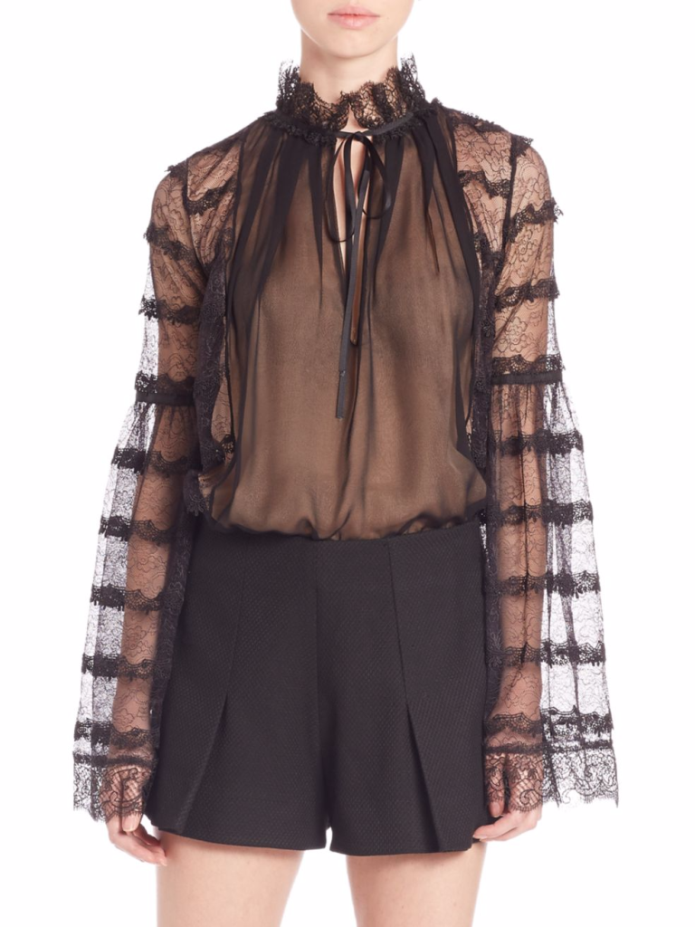 Alexis - Signe Bell Sleeve Lace Top | ABOUT ICONS