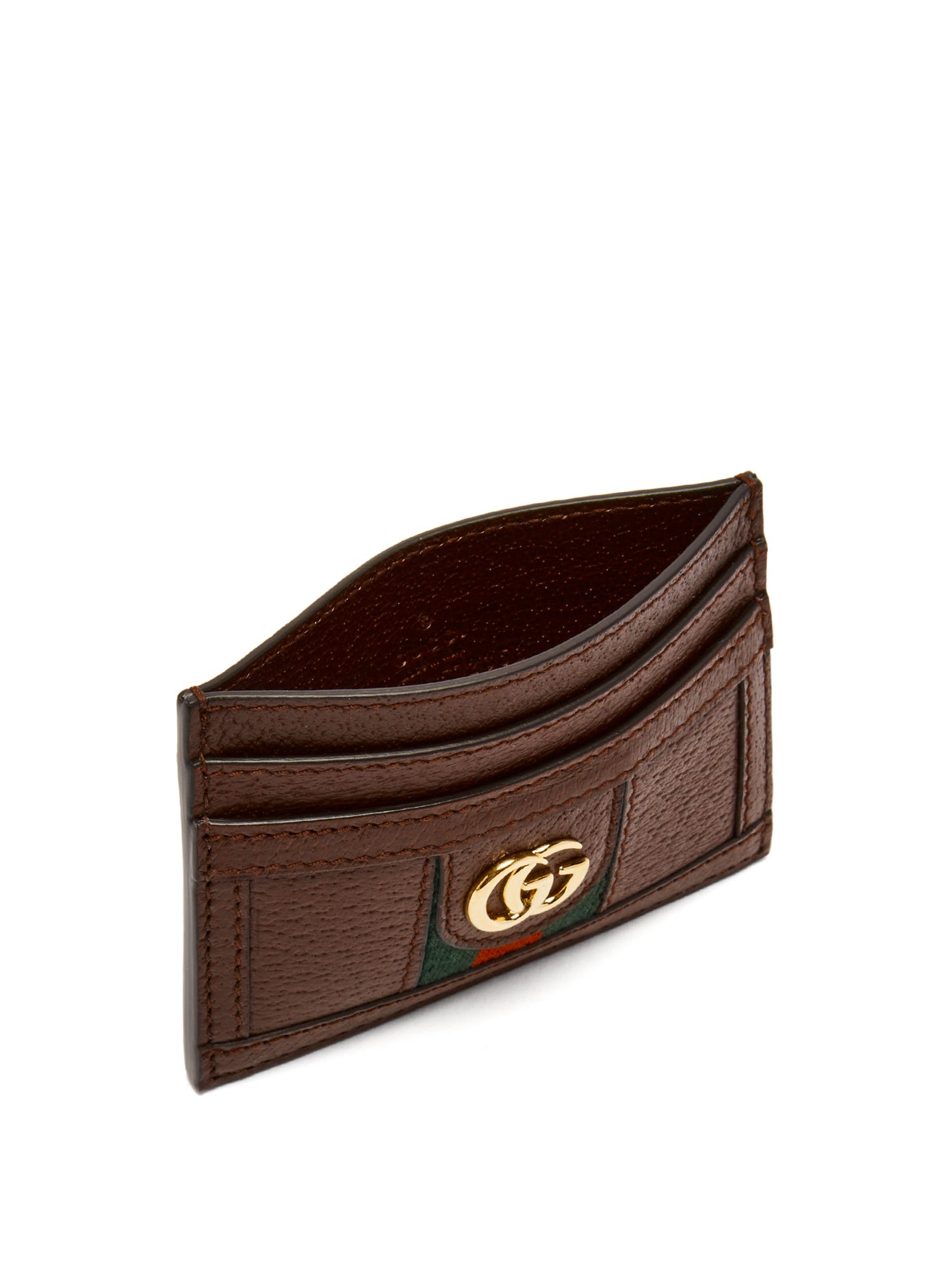 Gucci - Ophidia Gg-Plaque Leather Cardholder | ABOUT ICONS